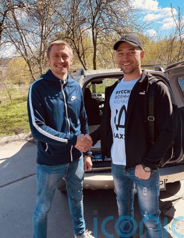 War hero who went viral with defiance against Russian ship signs ...