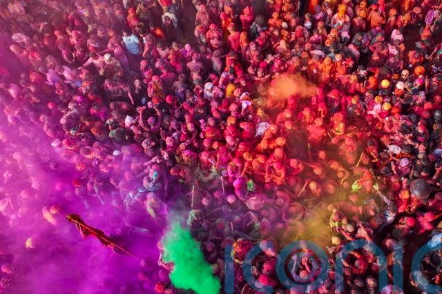 Indians mark the reawakening of spring at Holi, the Hindu festival of ...