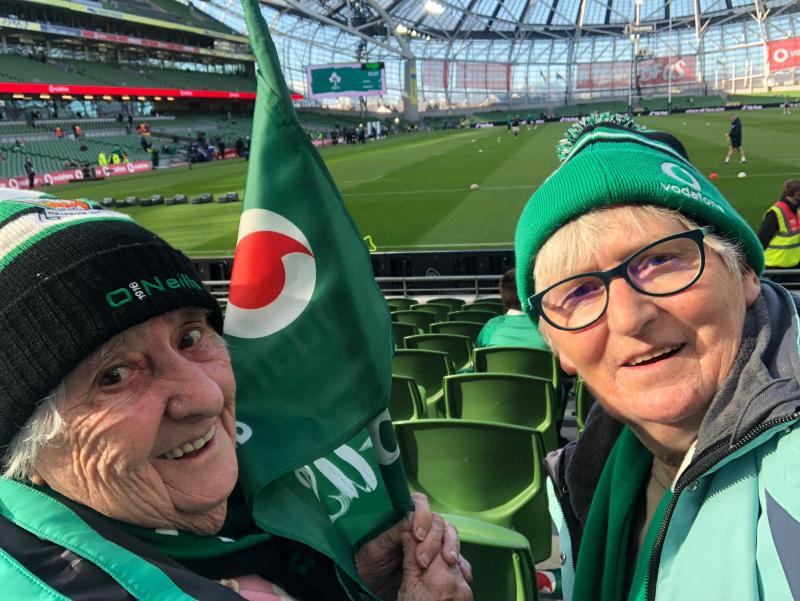 Offaly granny is Ireland's champion rugby supporter! - Ireland Live