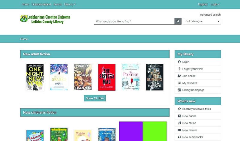 New and improved online system for Leitrim Library members - Ireland Live