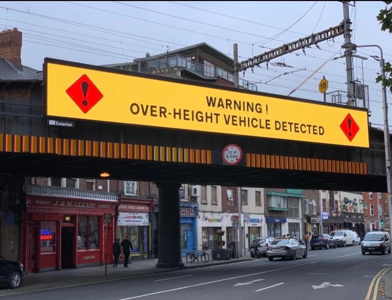 Irish Rail reveals scale of Laois signs to tackle Portlaoise bridge ...