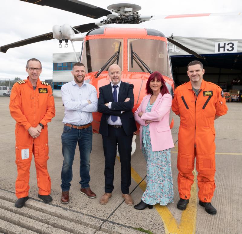 Shannon-based Coast Guard helicopter announces new charity partnership - Ireland Live