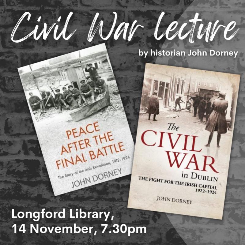 Civil War lecture by historian John Dorney in Longford library ...