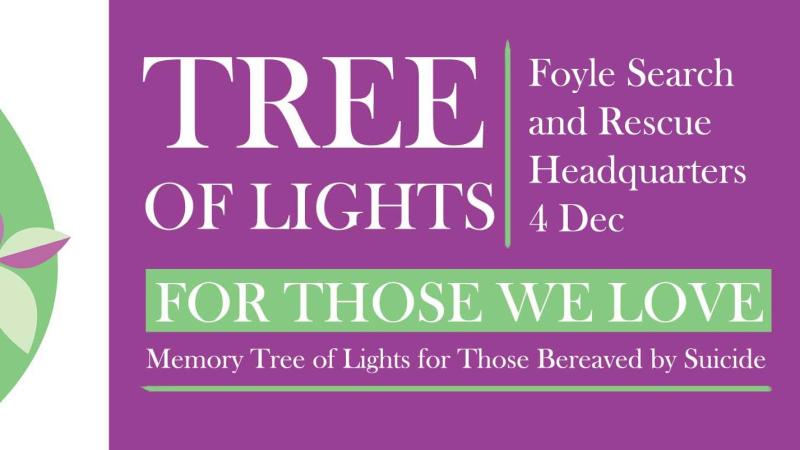 Memory Tree of Lights ceremony for those bereaved by suicide - Ireland Live