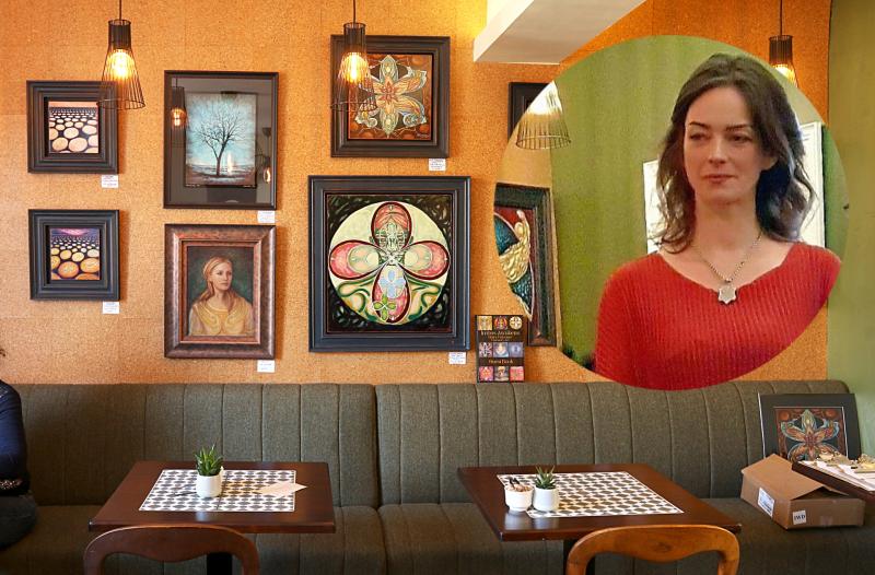 Unique art exhibition in a beautiful café setting in Donegal Town ...