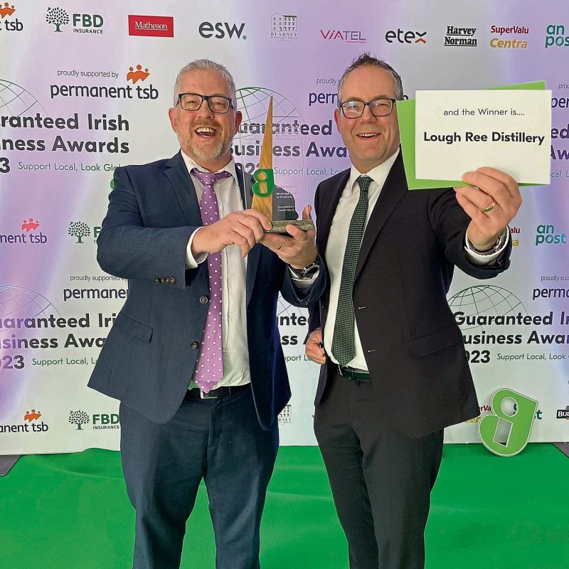Business award for south Longford distillery - Ireland Live