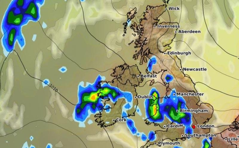 Met Eireann weather forecast for Ireland for the weekend with big ...