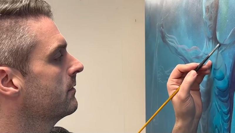 Offaly artist unveils stunning new painting - Ireland Live