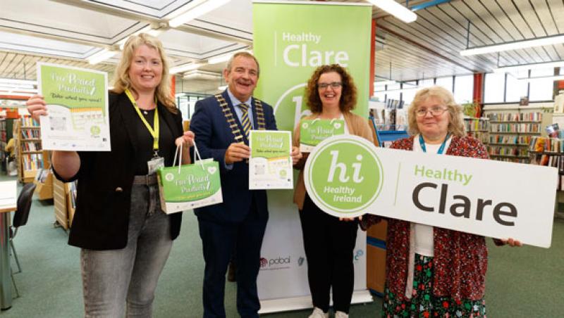 Healthy Clare launches Free Period Products pilot project - Ireland Live