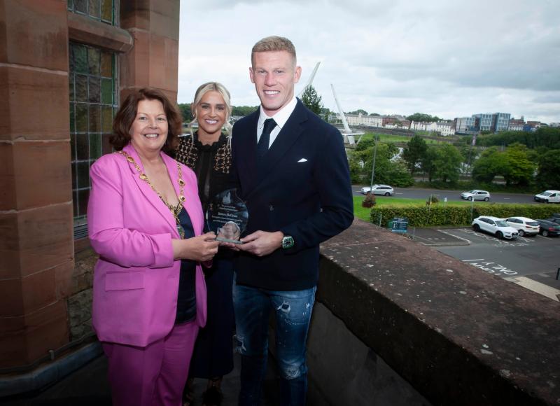 IN PICTURES: Civic reception for James McClean to celebrate his 100 ...