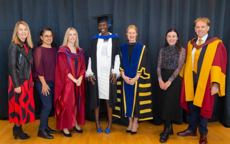 First ever Sanctuary Scholarship graduate, Grace, receives degree at ...