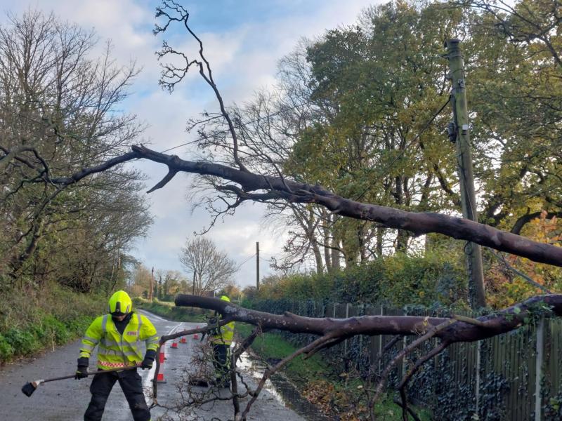 Louth County Council responds to impact of Storm Debi - Ireland Live
