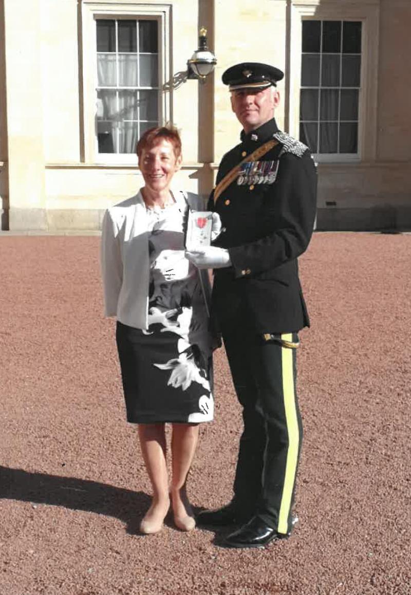 A proud Longford Mammy! Captain Darren Johnson receives MBE award at Buckingham Palace - Ireland ...