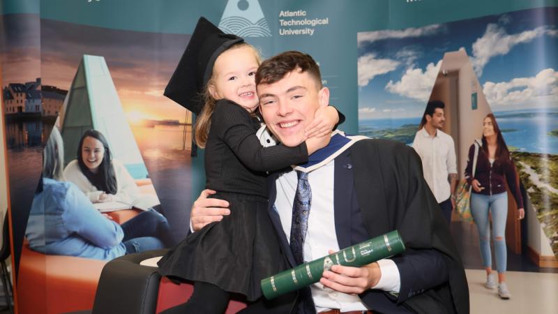 All smiles for Seanie Boyle from Kilcar on graduation day at ATU Mayo ...