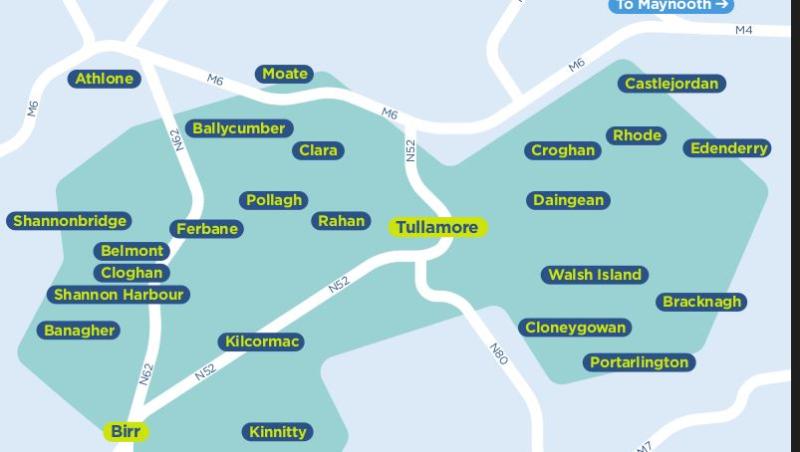 New enhanced Offaly bus routes added by Transport for Ireland - Ireland ...