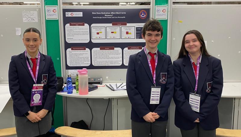 Heywood team at BT Young Scientist and Technology exhibition making ...