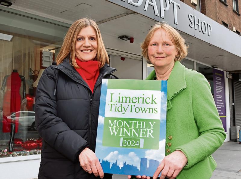 Limerick charity shop staff given Tidy Towns award - Ireland Live