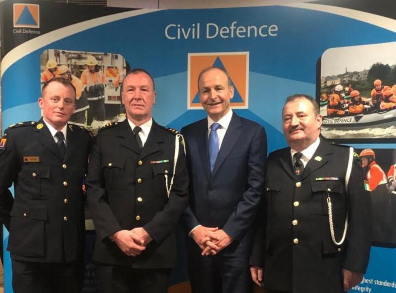 Tánaiste presents Clare Civil Defence volunteers with medals for ...