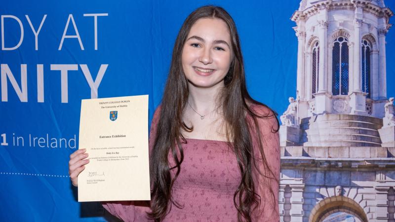Two Inishowen students receive entrance awards from Trinity College Dublin - Ireland Live