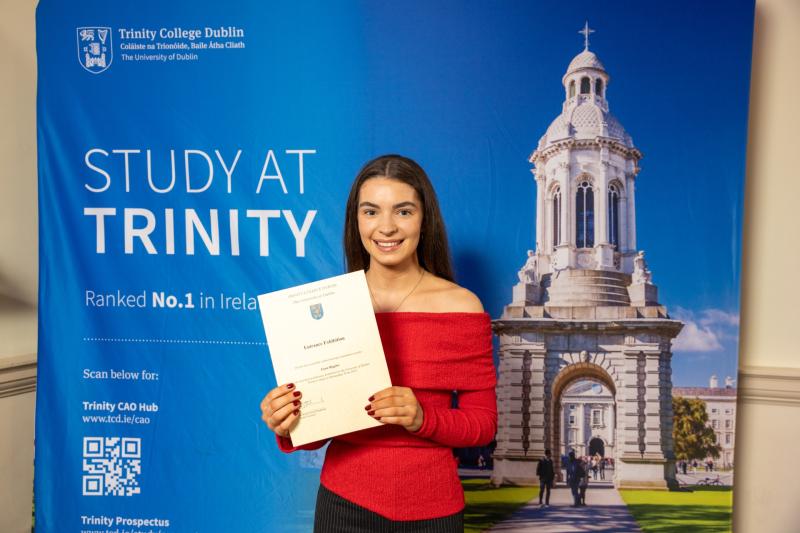 Longford students receive prestigious entrance awards from Trinity College Dublin - Ireland Live