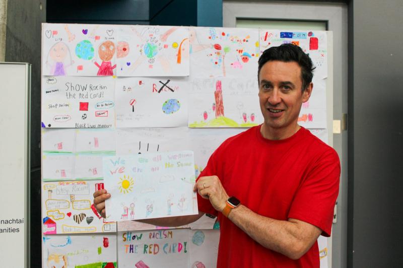 SETU Carlow 'Shows Racism the Red Card' hosting a student art ...