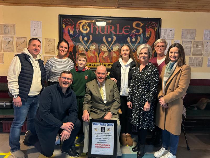 Galway native becomes Honorary Life Member of Thurles Musical Society ...