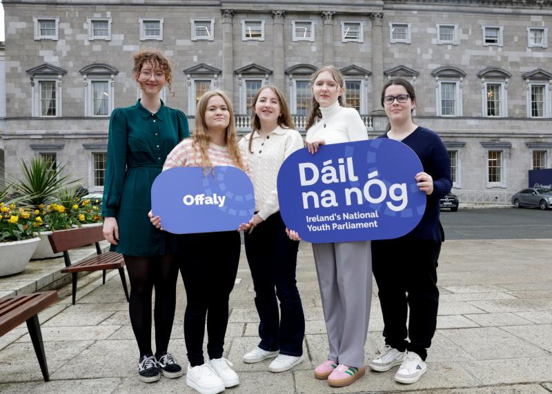 Five young people from Offaly travel to Dáil na nÓg 2024 - Ireland Live