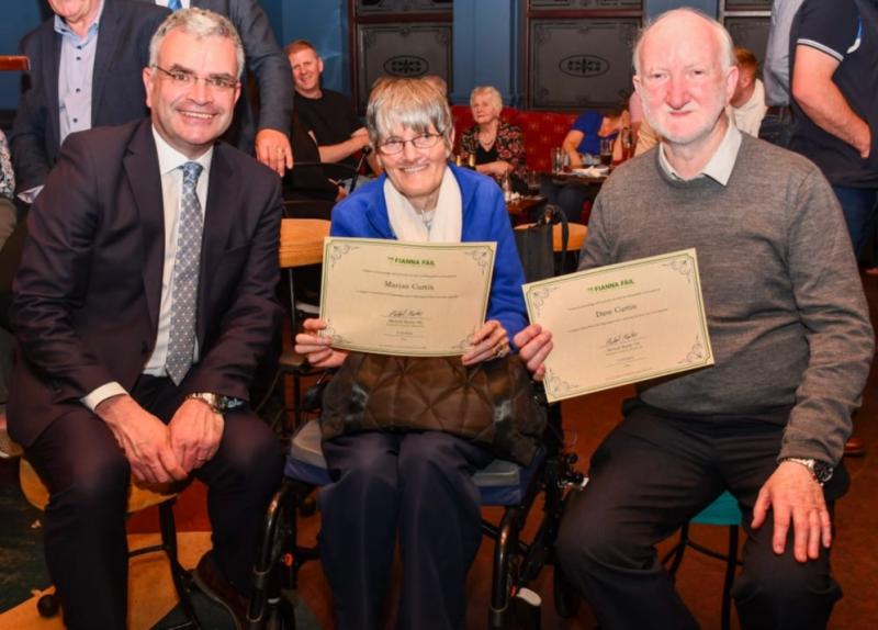 Tipperary pair honoured with Fianna Fáil Long Service awards - Ireland Live