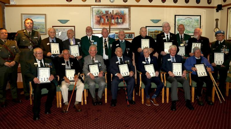 Congo UN peacekeeper veterans honoured at special event in Finner Camp ...