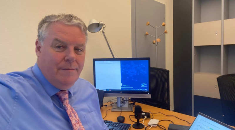 Former RTE Midlands Correspondent Ciaran Mullooly celebrates first day ...