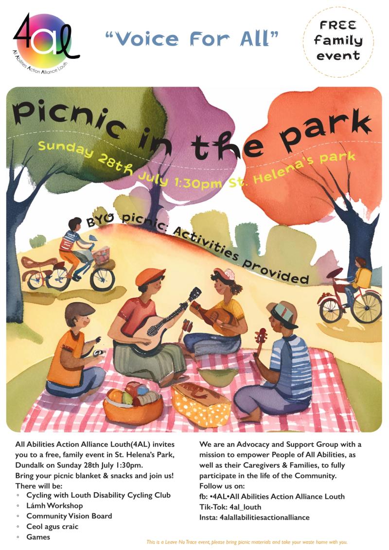 Inclusive event at Dundalk's St. Helena Park this Sunday - Ireland Live