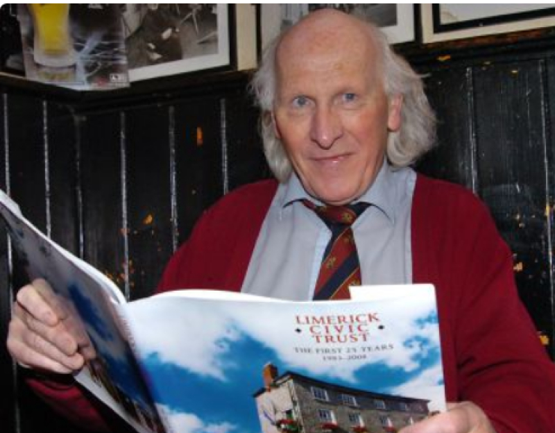 Facelift for plaque honouring Limerick Civic Trust founder - Ireland Live
