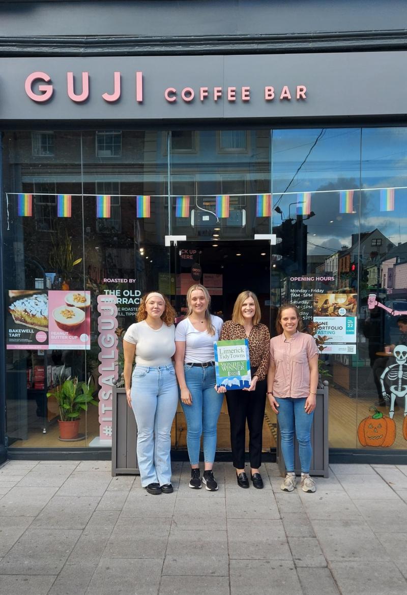 Popular Limerick coffee bar grinds out Tidy Towns award win - Ireland Live