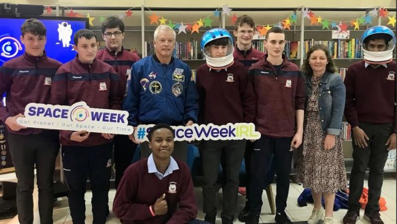 Renowned NASA astronaut visits Birr school - Ireland Live