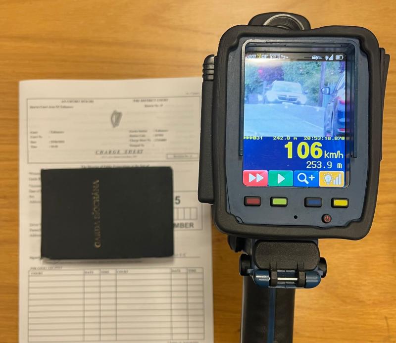 Gardai arrest motorist in Offaly caught over twice the speed limit in ...