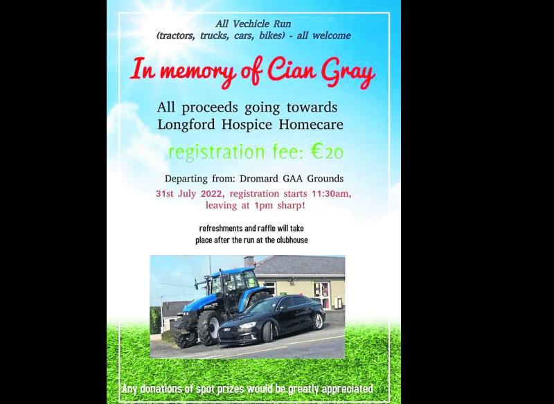 All vehicle run in memory of Cian Gray - Ireland Live