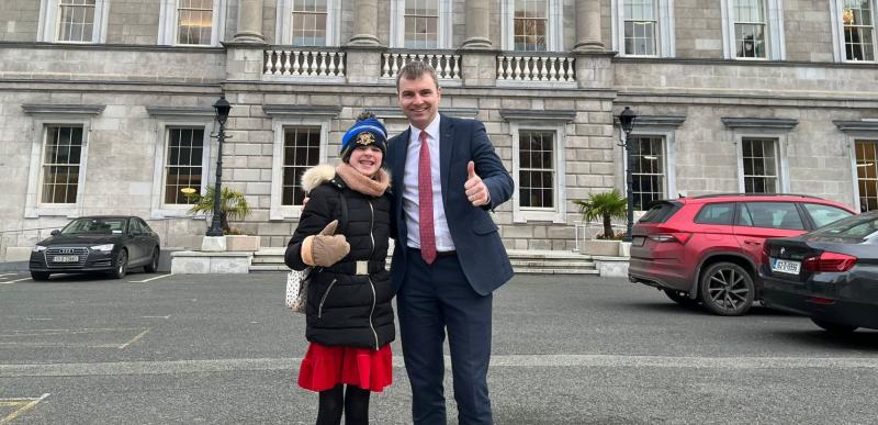 Louth TD met autism campaigner Cara Darmody at the Oireachtas - Ireland ...