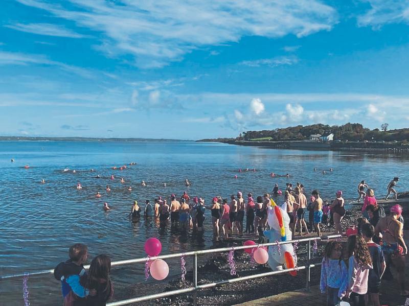 Swimmers go pink for Limerick charity challenge - Ireland Live